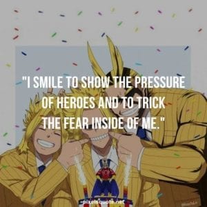 Best All Might Quotes from My Hero Academia | PixelsQuote.Net