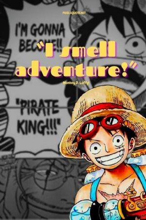 Monkey.D.Luffy Quotes In Onepiece Series | PixelsQuote.Net